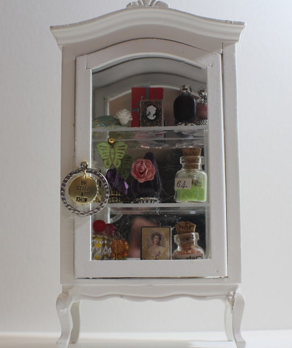 Handcrafted Miniature Perfume Display Cabinet/miniature | Etsy