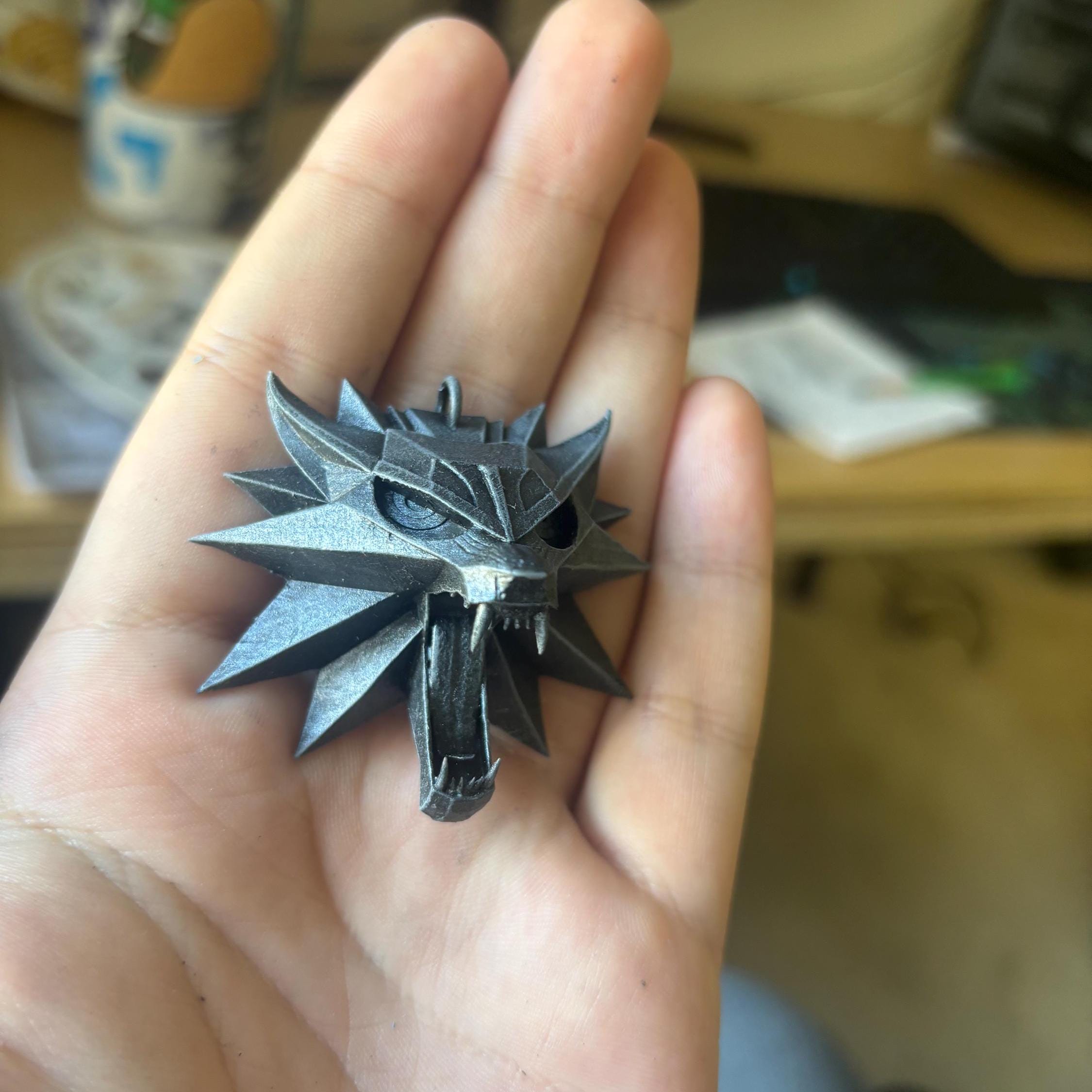 Wolf School Witcher Medallion - Etsy