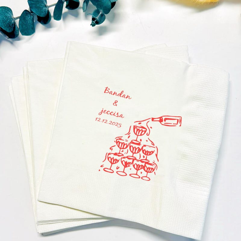 Printed Napkins for Party - Etsy