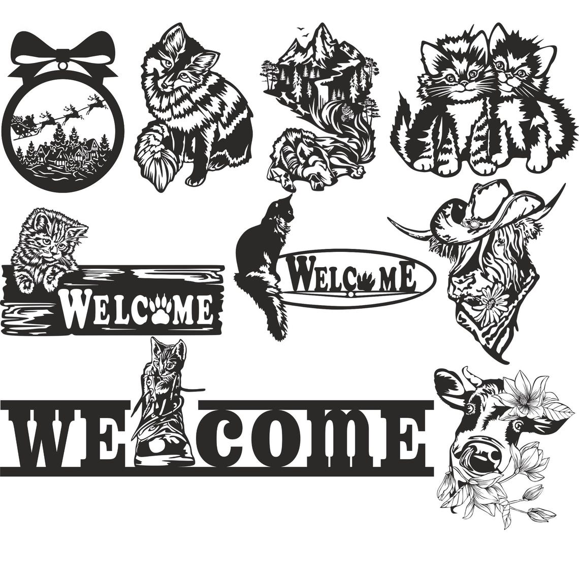 110 Cool DXF CNC Files | Plasma, Laser, and Router Designs | Cut-ready ...