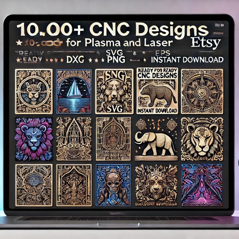 10,000+ DXF Files for Plasma Laser CNC | Ready-to-cut Metal & Wood ...