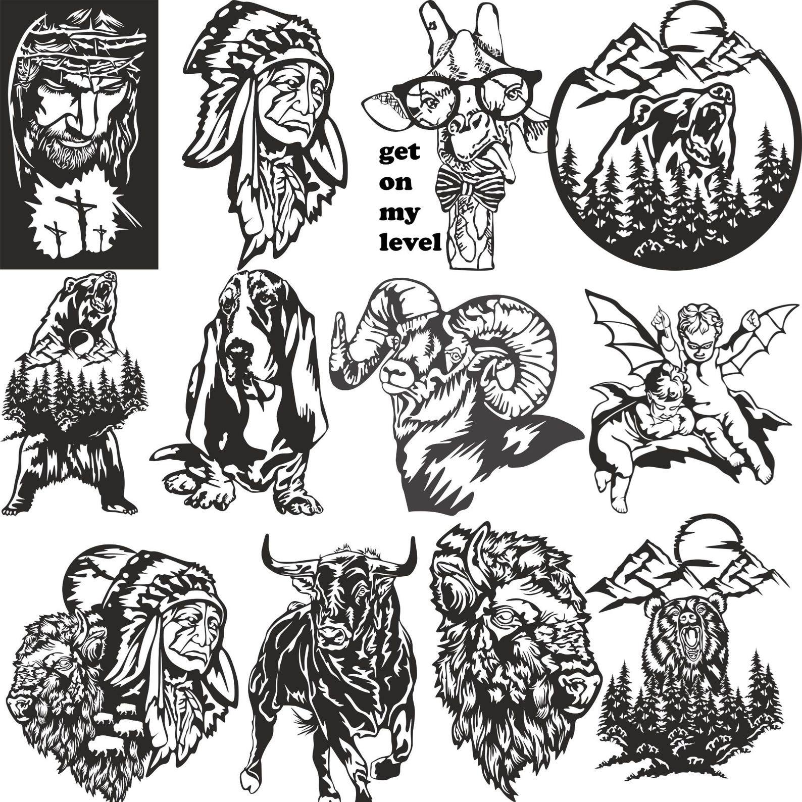 110 Cool DXF CNC Files | Plasma, Laser, and Router Designs | Cut-ready ...