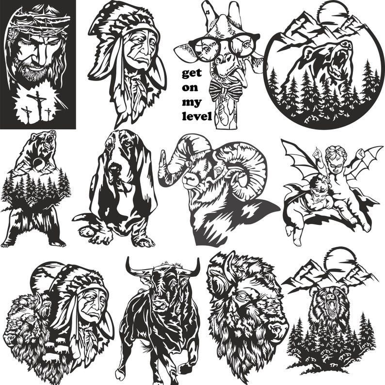 110 Cool DXF CNC Files | Plasma, Laser, and Router Designs | Cut-ready ...