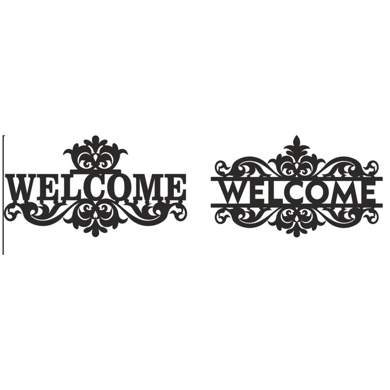 10 CNC Welcome Sign Files | Laser Cutting, Engraving , CNC Router ...