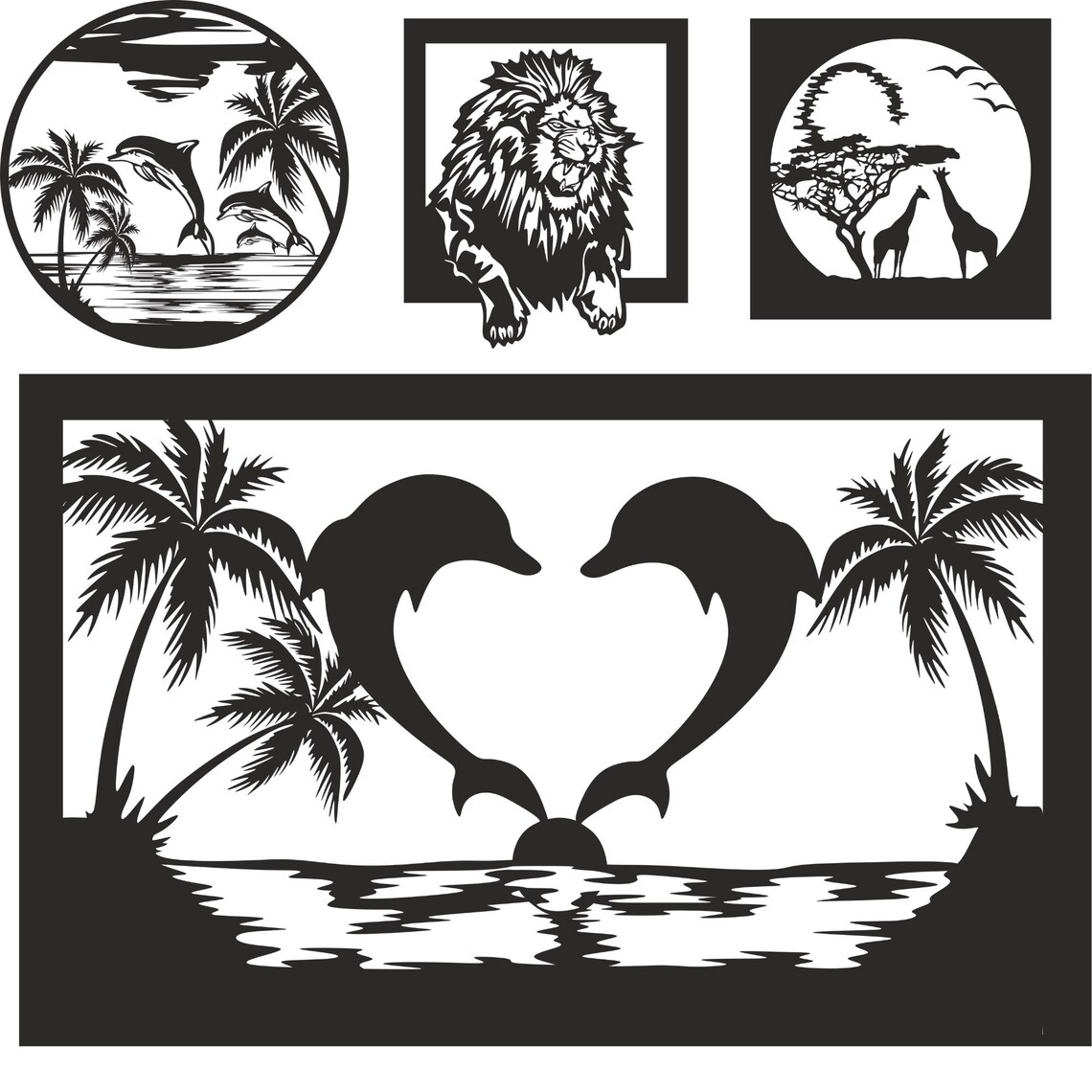 110 Cool DXF CNC Files | Plasma, Laser, and Router Designs | Cut-ready ...