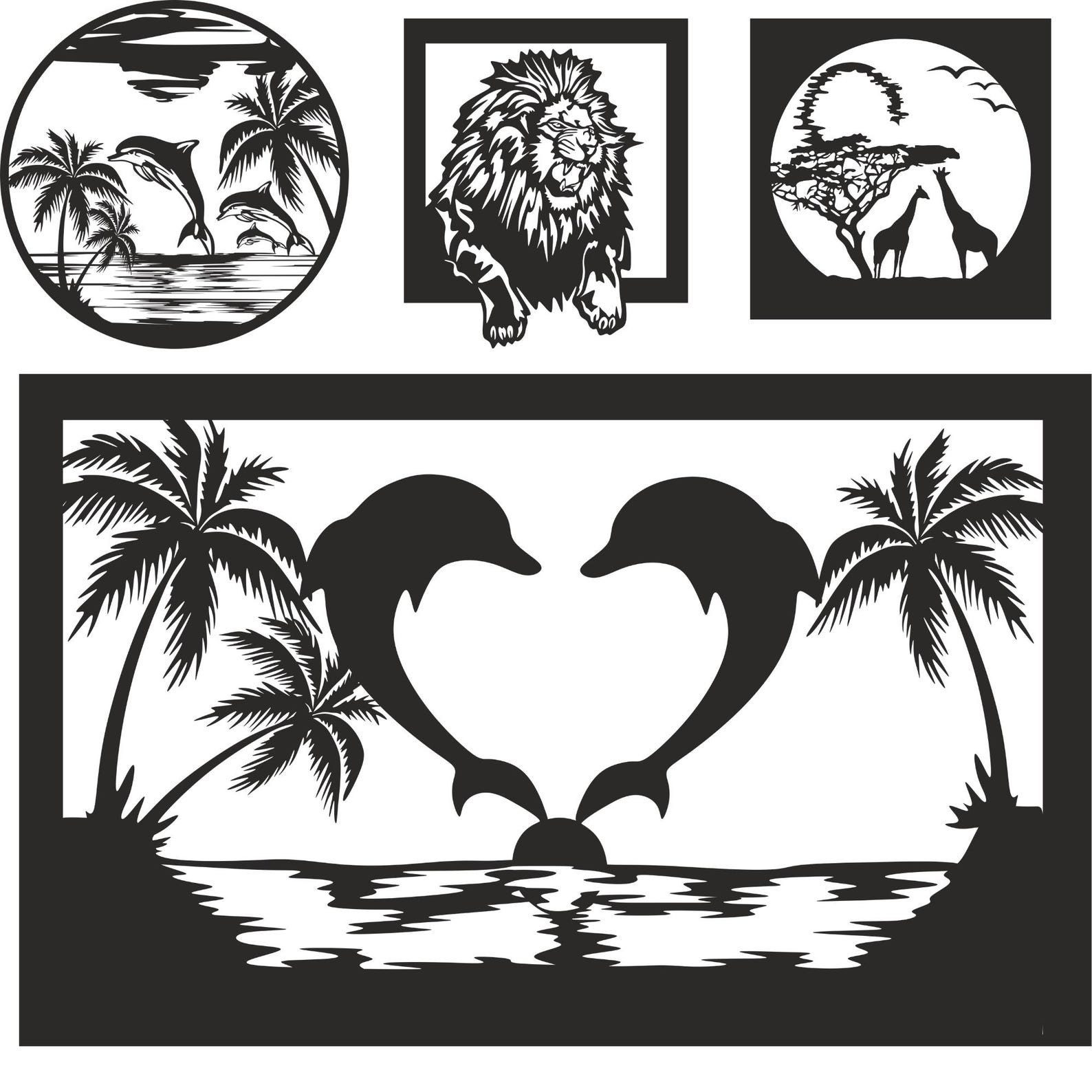 110 Cool DXF CNC Files | Plasma, Laser, and Router Designs | Cut-ready ...