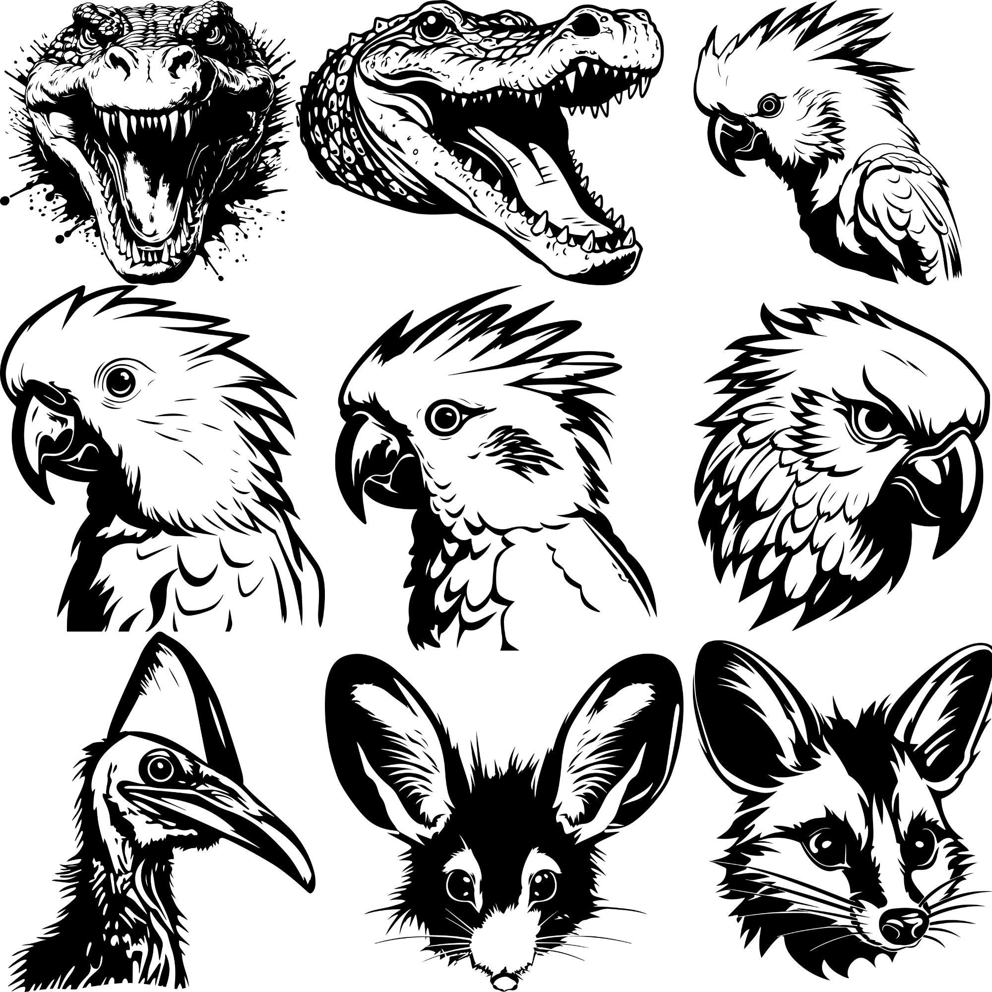 Australian Animals DXF CNC Files | Cut-ready Templates for Plasma ...