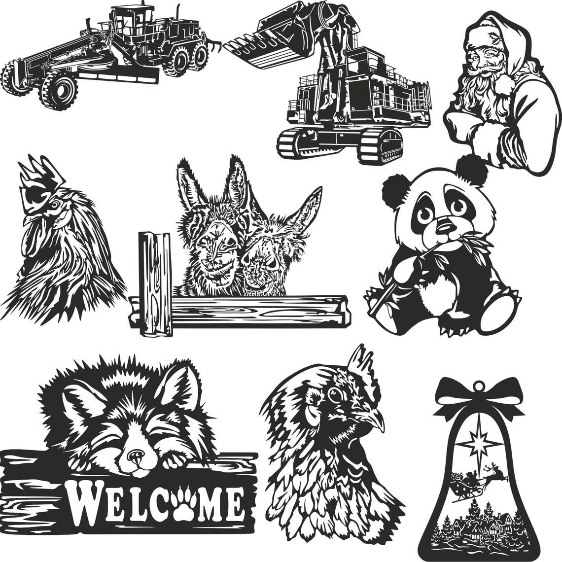 110 Cool DXF CNC Files | Plasma, Laser, and Router Designs | Cut-ready ...