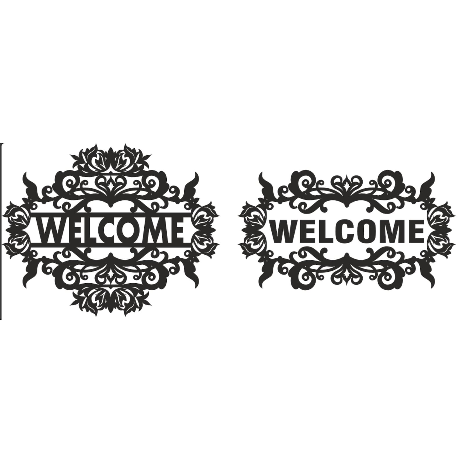 10 CNC Welcome Sign Files | Laser Cutting, Engraving , CNC Router ...