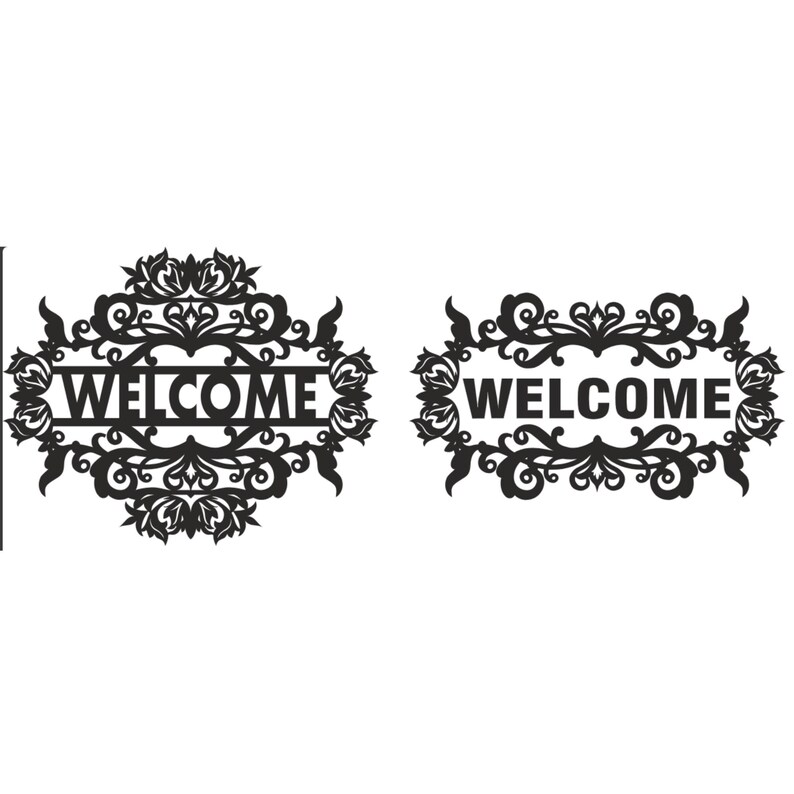 10 CNC Welcome Sign Files | Laser Cutting, Engraving , CNC Router ...