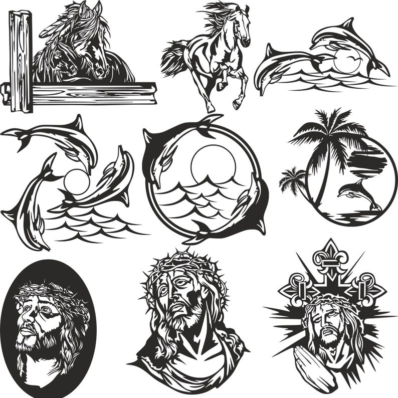 110 Cool DXF CNC Files | Plasma, Laser, and Router Designs | Cut-ready ...