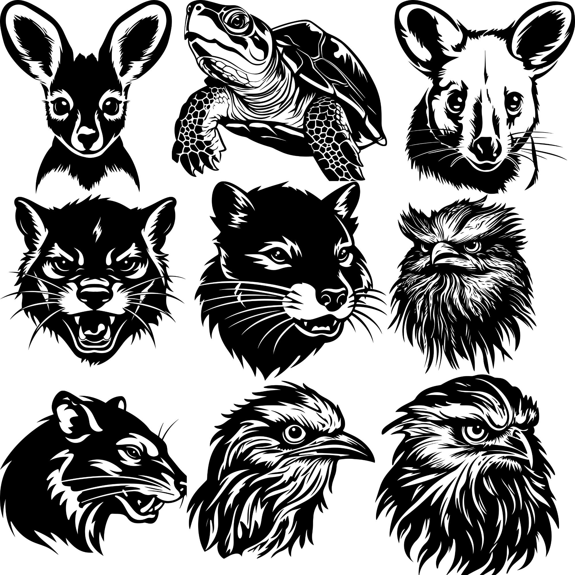 Australian Animals DXF CNC Files | Cut-ready Templates for Plasma ...