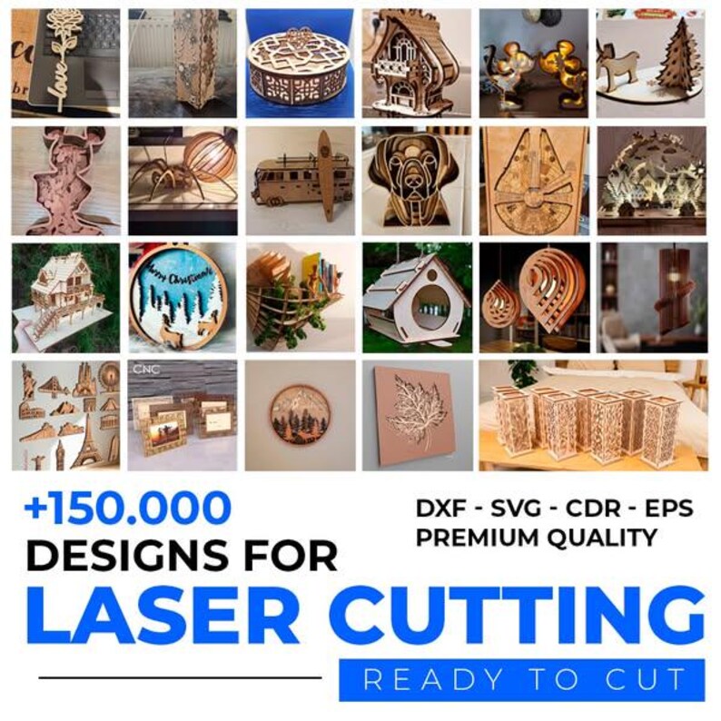 CNC Files Laser Cut Bundle, Perfect for Plasma Cutting, 200k+ Vectors ...