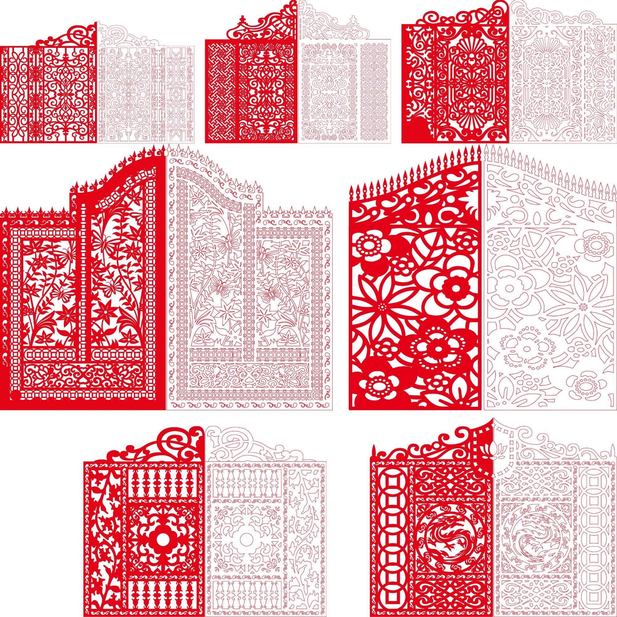 150 Decorative Garden Gate CNC Files | Laser Cutting , Engraving ...