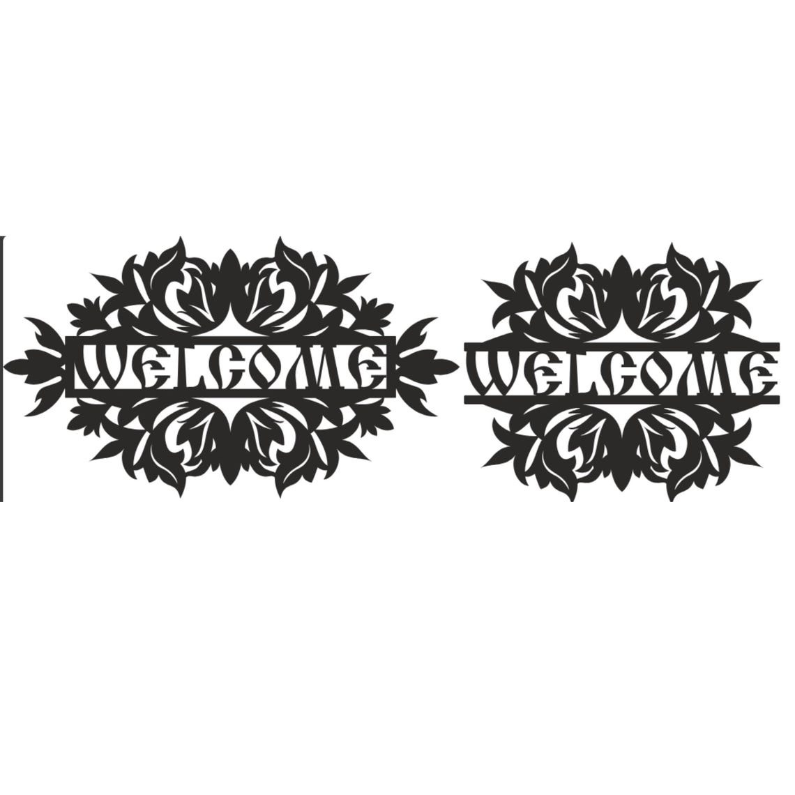10 CNC Welcome Sign Files | Laser Cutting, Engraving , CNC Router ...