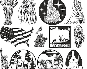 10,000+ DXF Files for Plasma Laser CNC | Ready-to-cut Metal & Wood ...