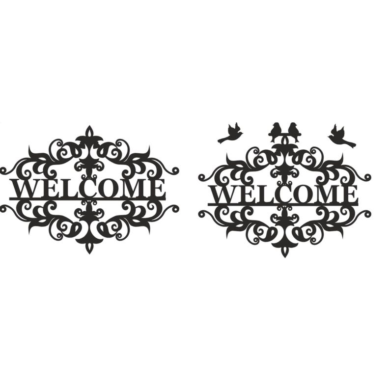 10 CNC Welcome Sign Files | Laser Cutting, Engraving , CNC Router ...