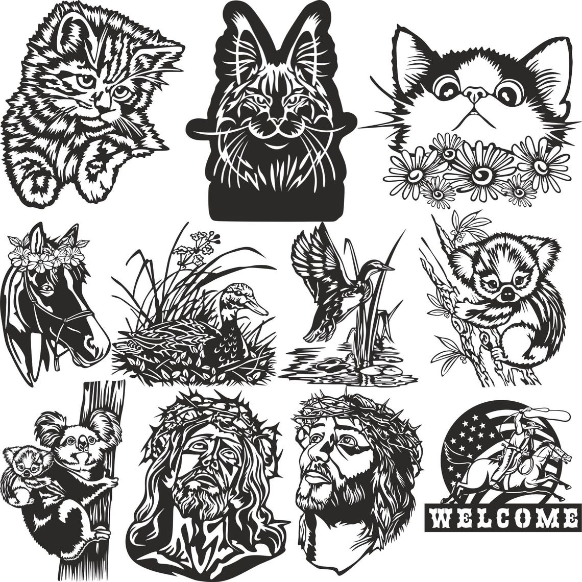 110 Cool DXF CNC Files | Plasma, Laser, and Router Designs | Cut-ready ...