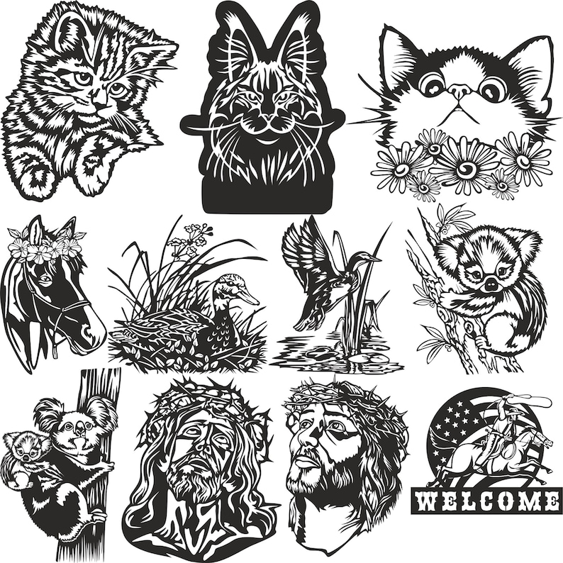 110 Cool DXF CNC Files | Plasma, Laser, and Router Designs | Cut-ready ...