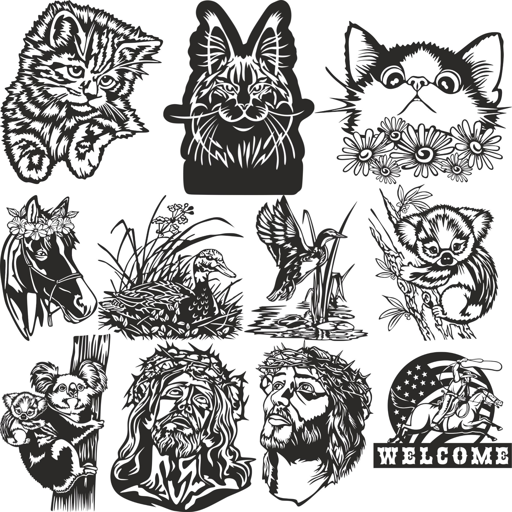 110 Cool DXF CNC Files | Plasma, Laser, and Router Designs | Cut-ready ...