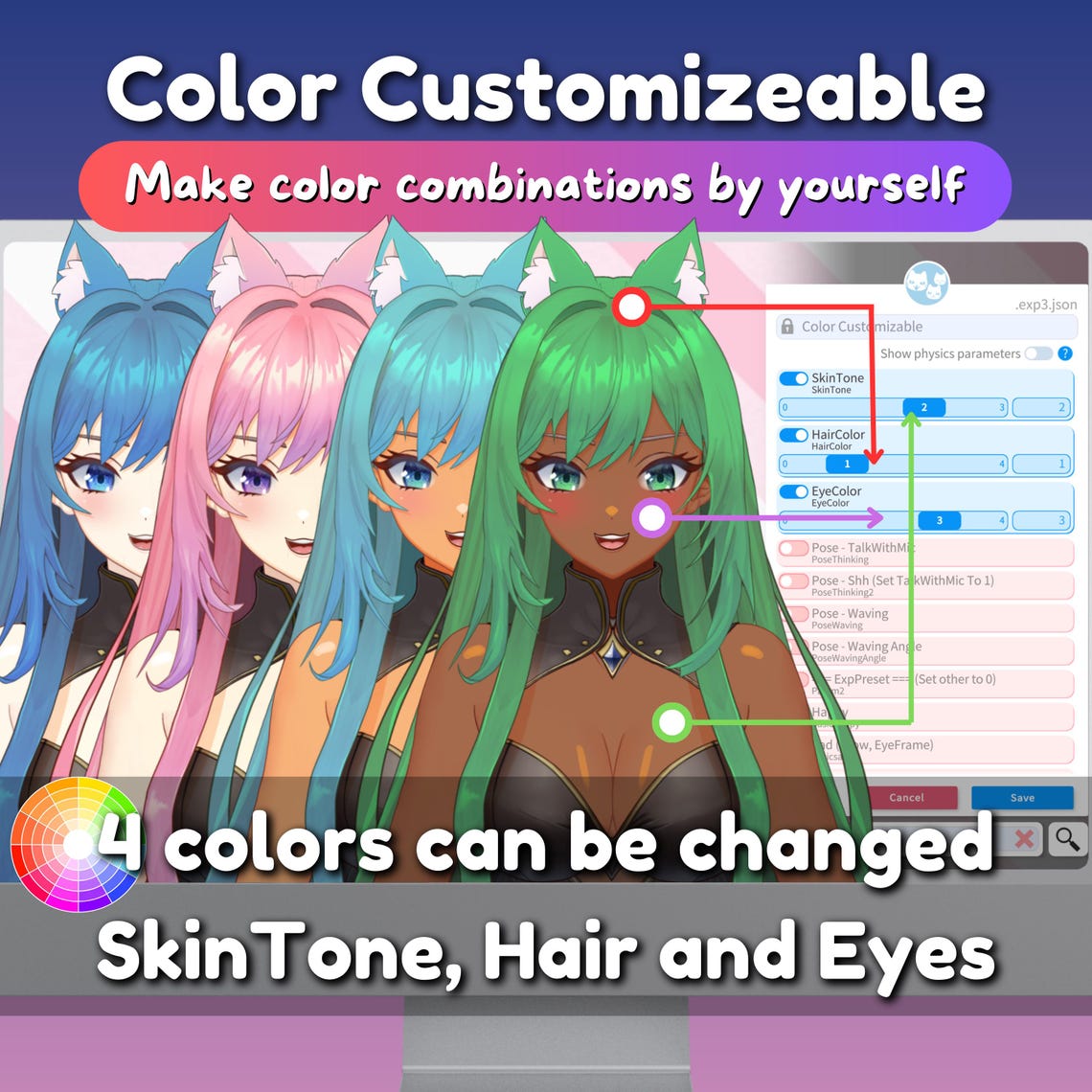 Premade Vtuber Model, Vtuber Model, Vtuber, Live2d, Live2d Vtuber Model ...