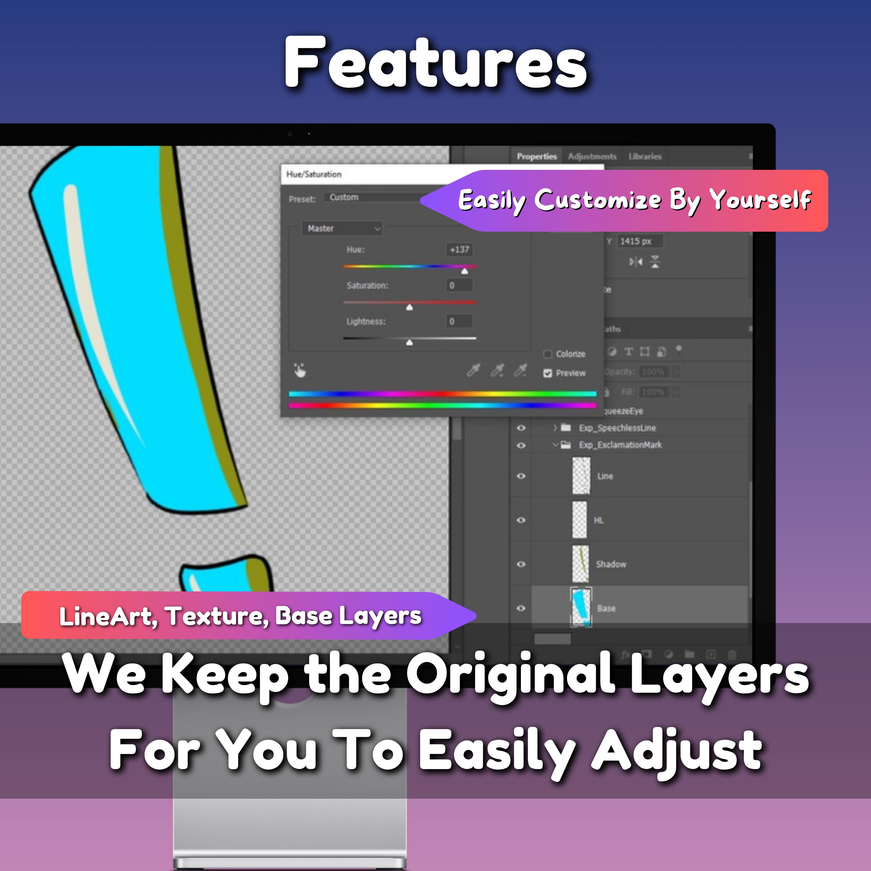 Vtuber Expressions PSD, Vtuber PSD File, Unrigged Psd File, Vtuber ...