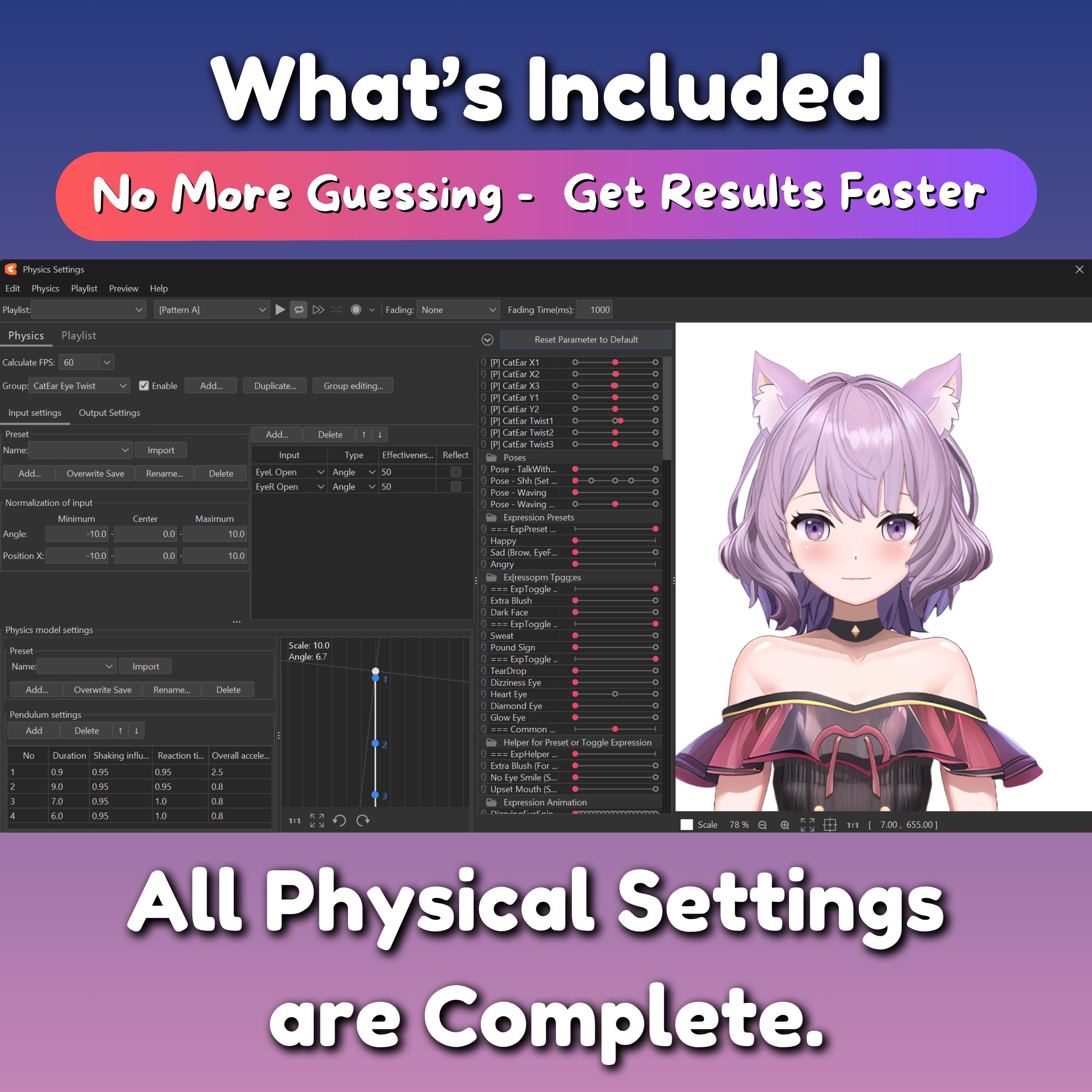 Live2d Full Vtuber Model File, Live2d® Project, Vtuber PSD File, Vtuber ...