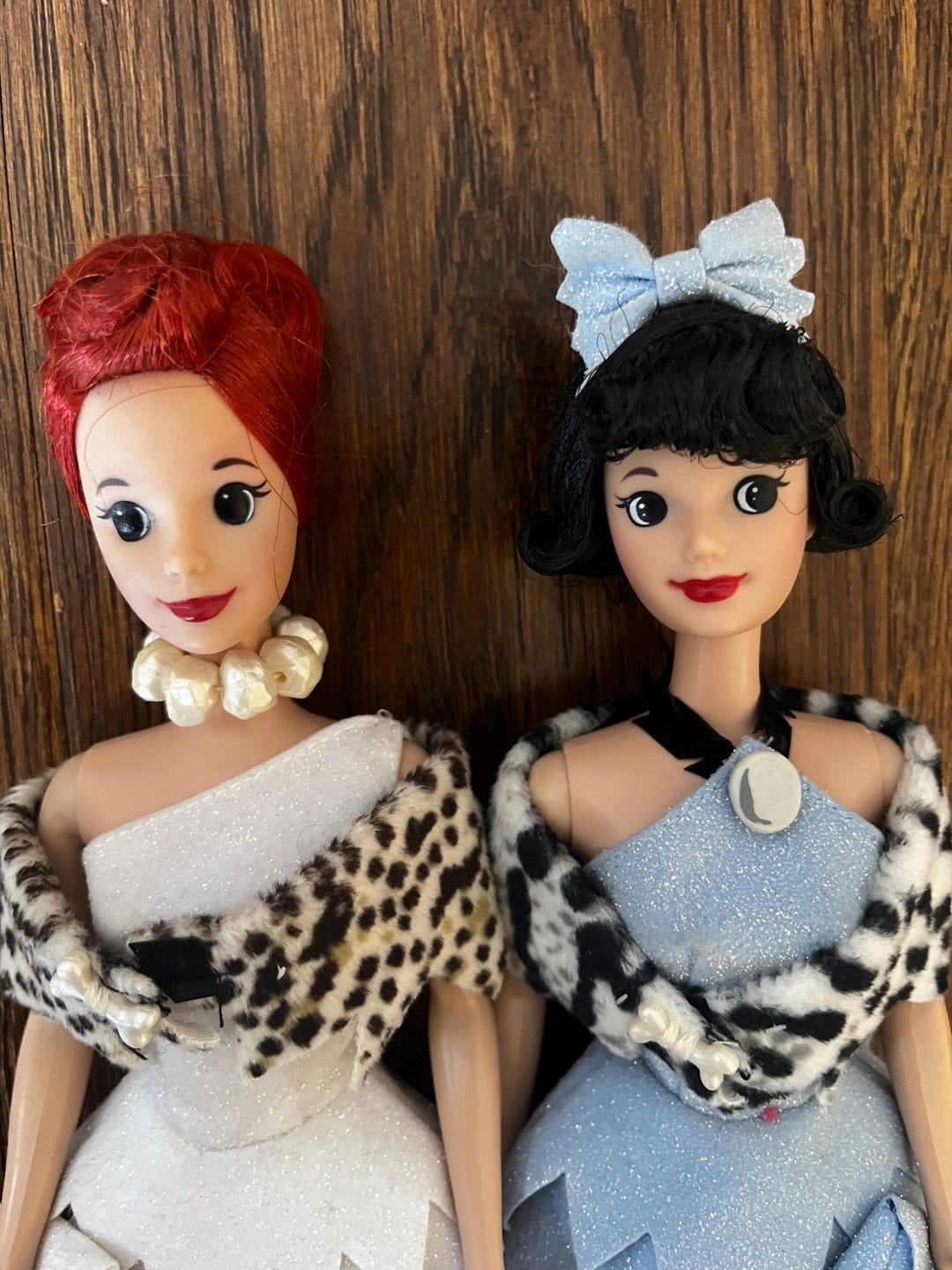 Barbie the Flintstones Betty and Wilma Dolls Mattel - Etsy