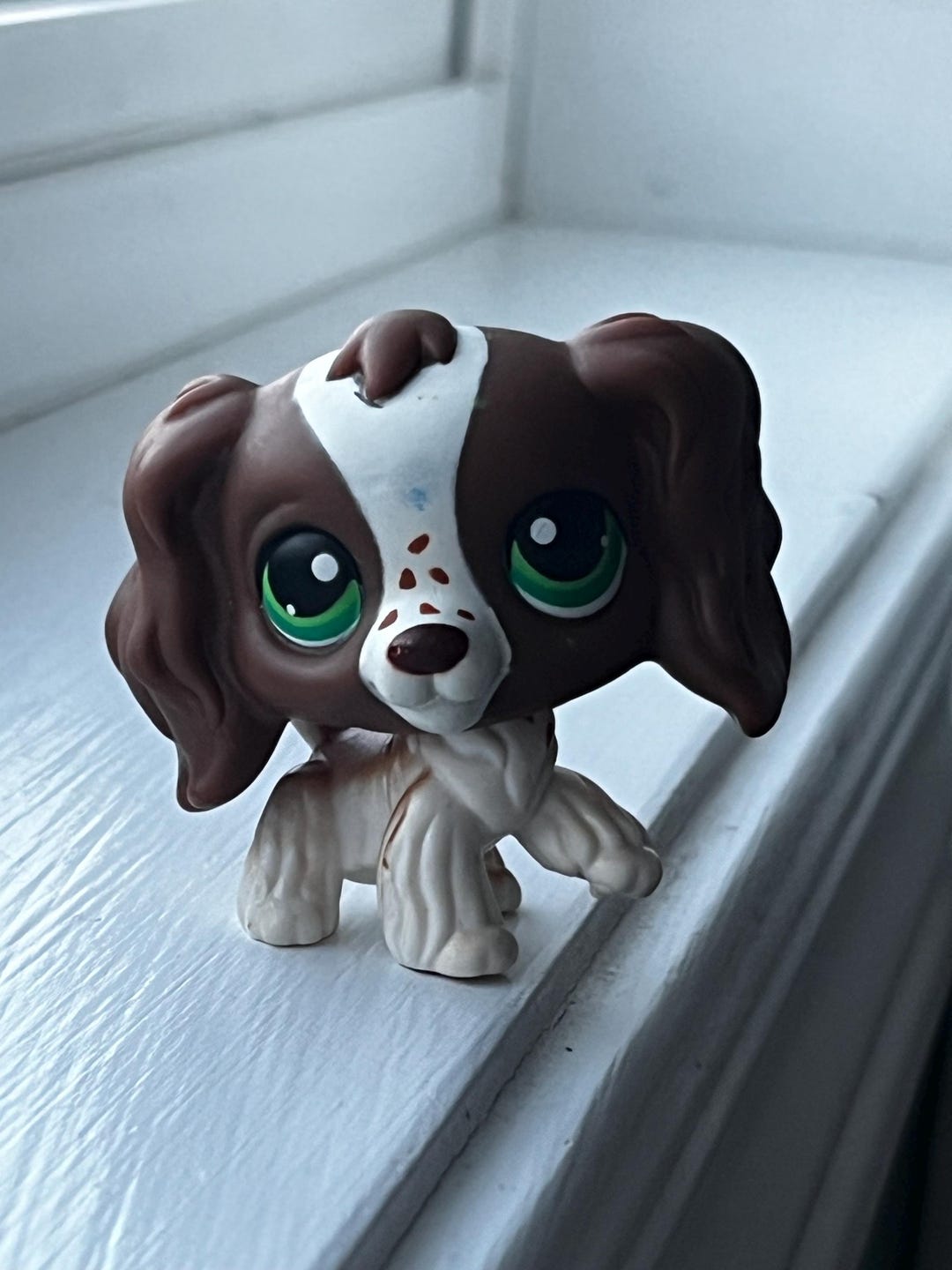 Authentic Littlest Pet Shop LPS # 156 Dark Brown Cocker Spaniel Dog - Etsy