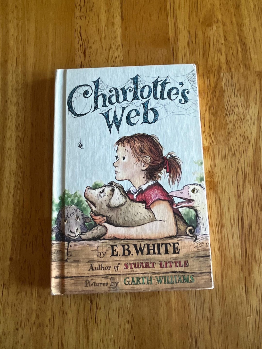 Charlottes Web E B White Vintage Copy Book Children’s Novel Hard Cover ...