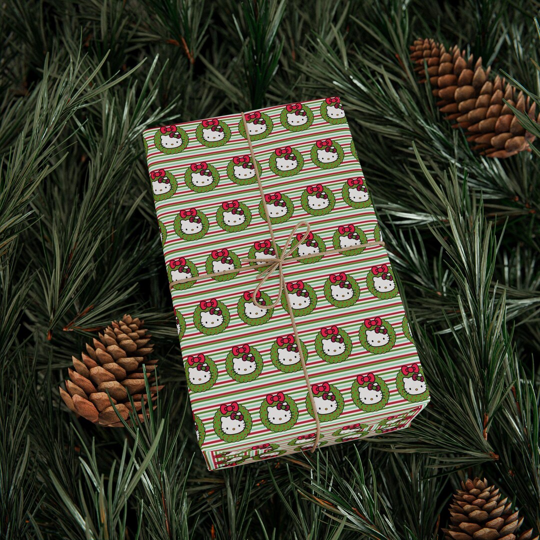 Hello Kitty Wrapping Paper - Cute Gift Wrap for Holidays, Birthdays ...