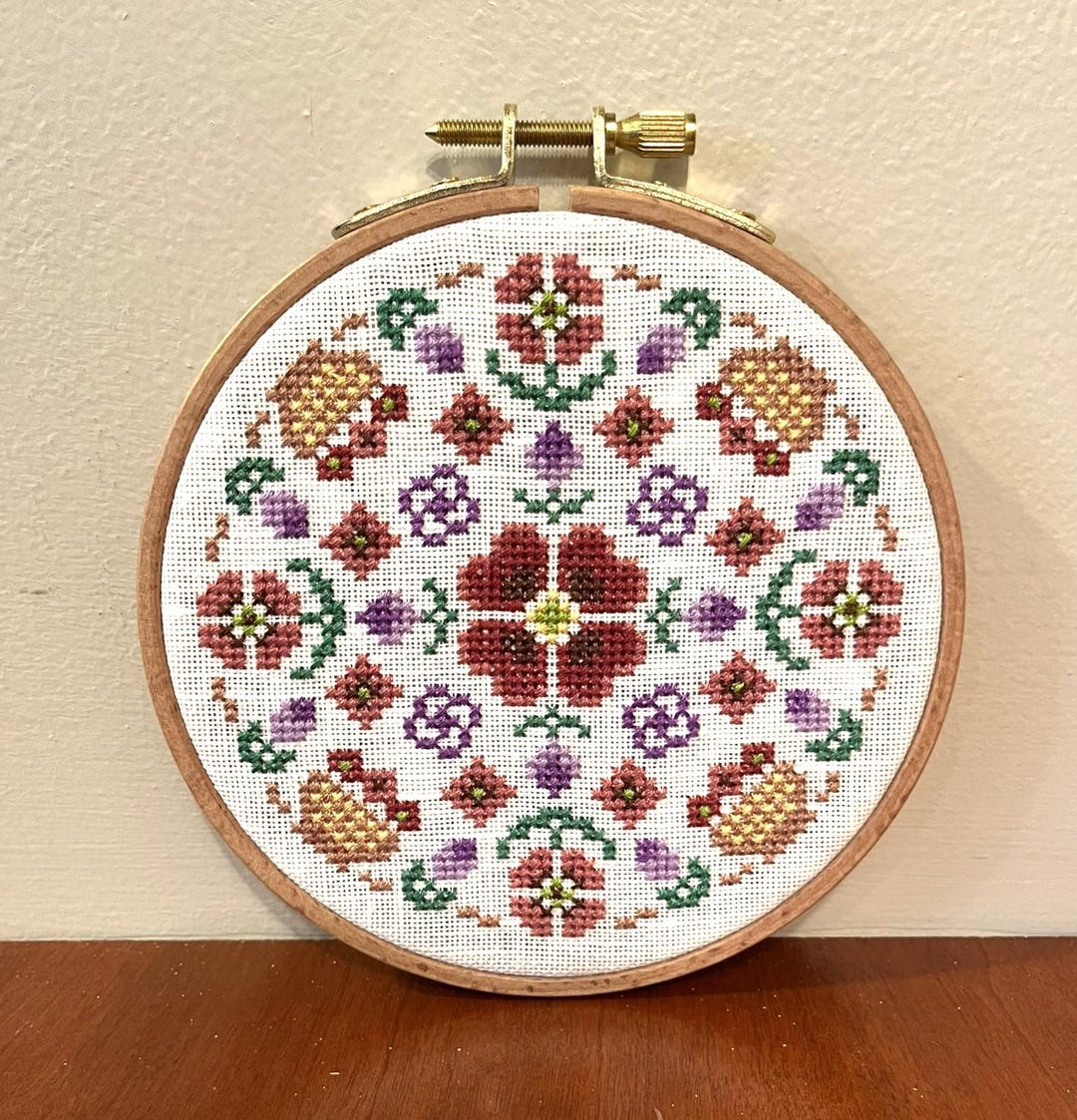 Poppy Baskets Cross Stitch Pattern - Etsy