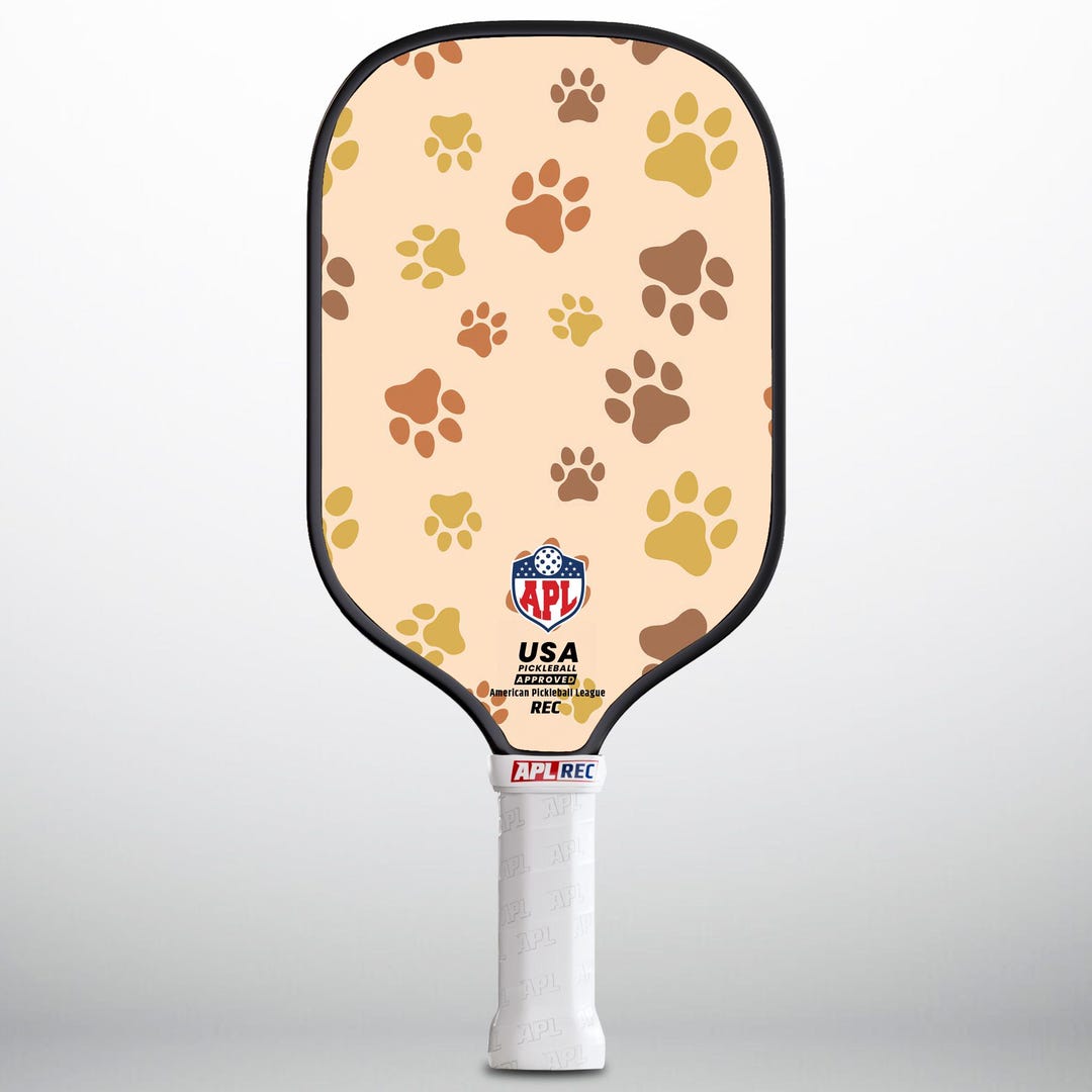 Paw Print Design APL Pro Pickleball Paddle | Carbon Fiber 16mm - Foam ...