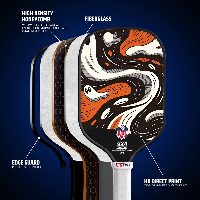 APL Pro Pickleball Paddle | Carbon Fiber 16mm - Foam Injected Walls ...