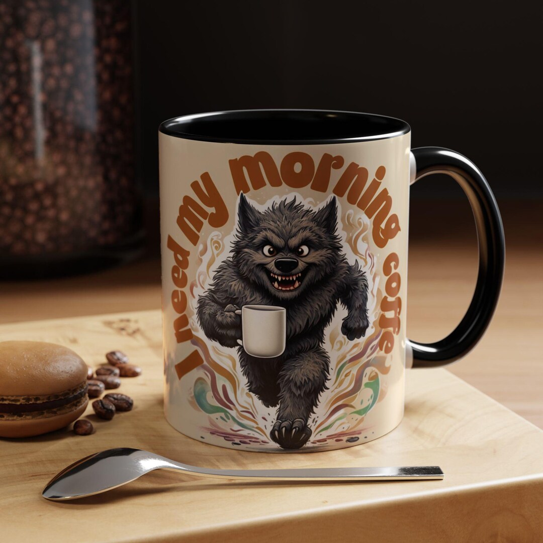 Cartoon Werewolf Coffee Mug: Fantasy Lover Gift (11oz) - Etsy