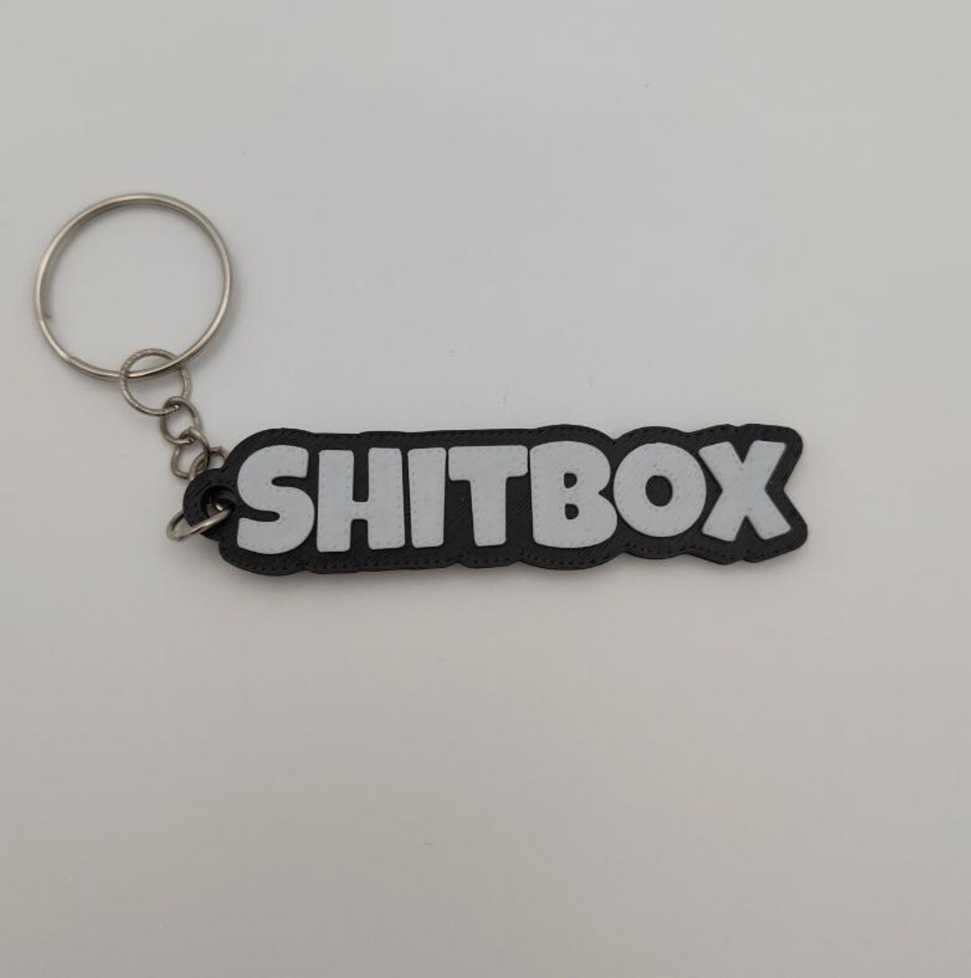 Shitbox Funny Car Keychain - Etsy