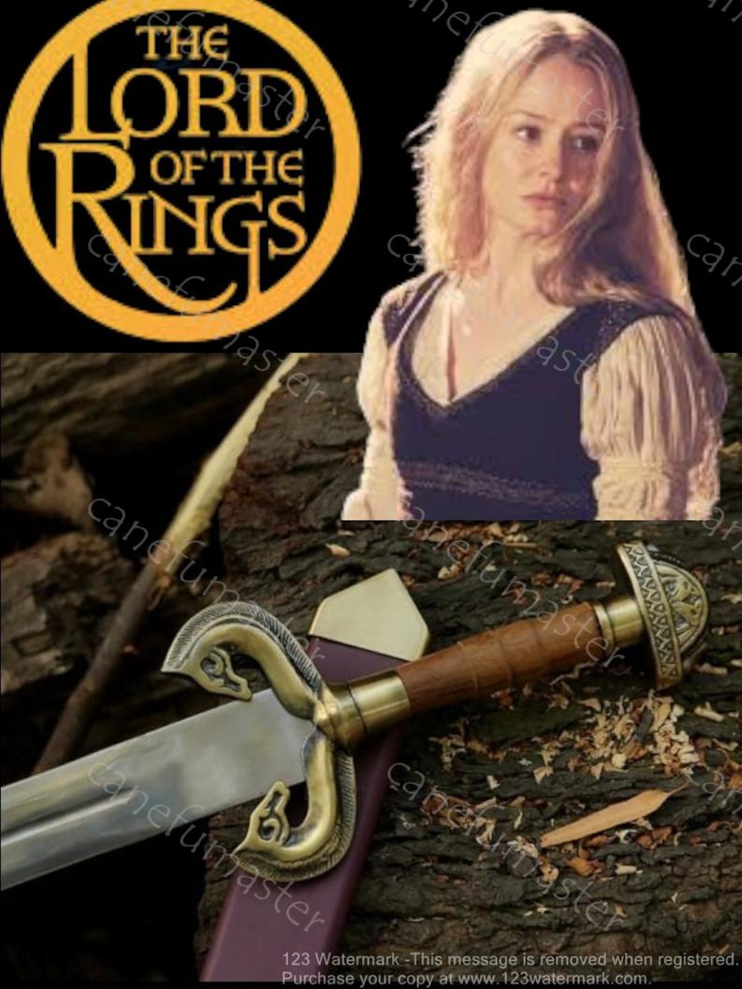 Sword of Eowyn Lord of the Rings Swords Replica Perfect for Cosplay Life Size Costume Sword With ...