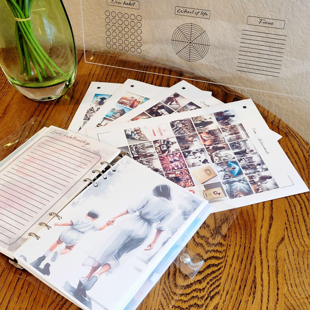 Vision Board. Visualization Kit. Wish Map on Glass. Goal Planner ...