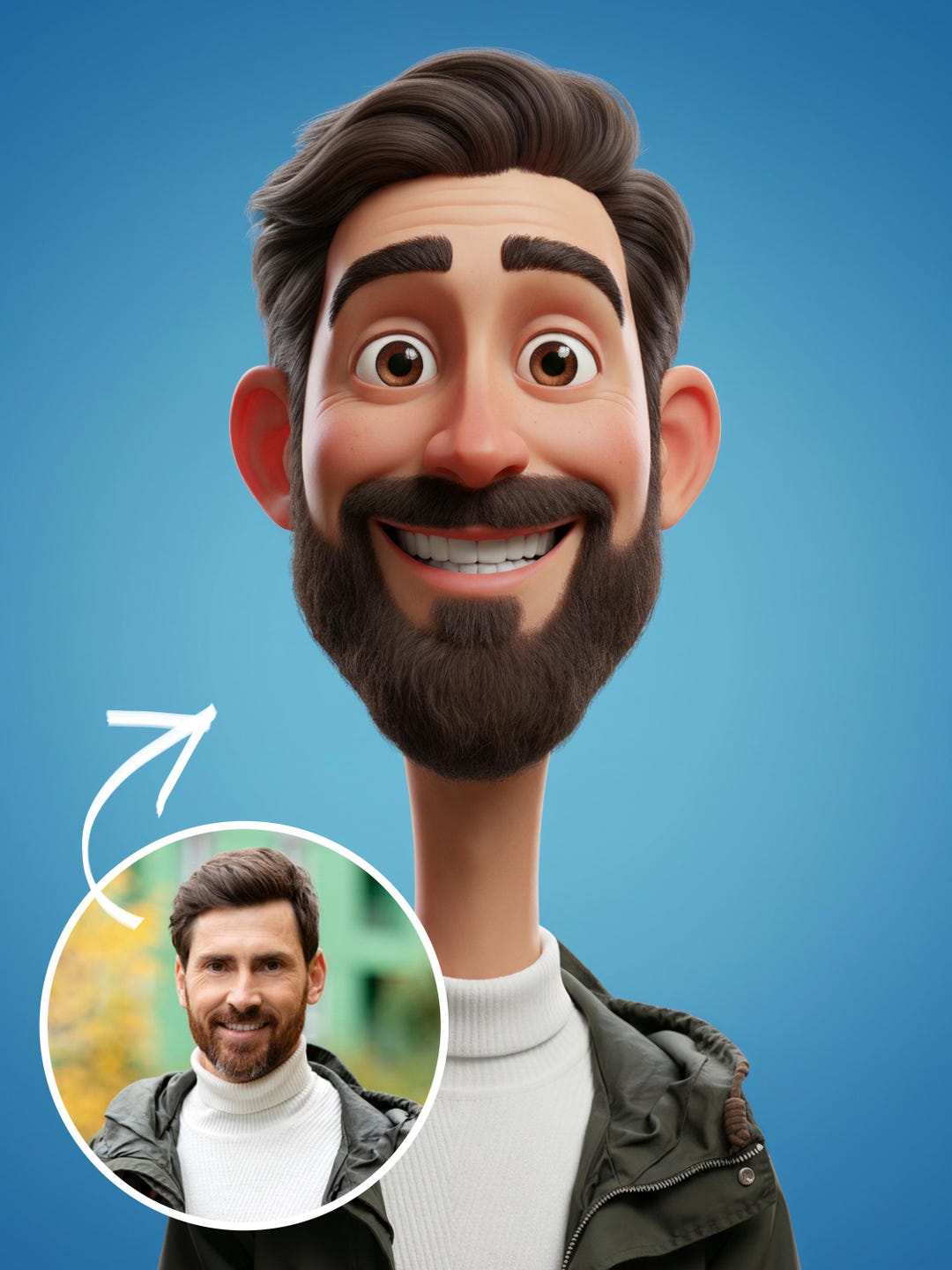 Funny Caricature, Custom Portrait Cartoon Digital Cartoon Gift ...