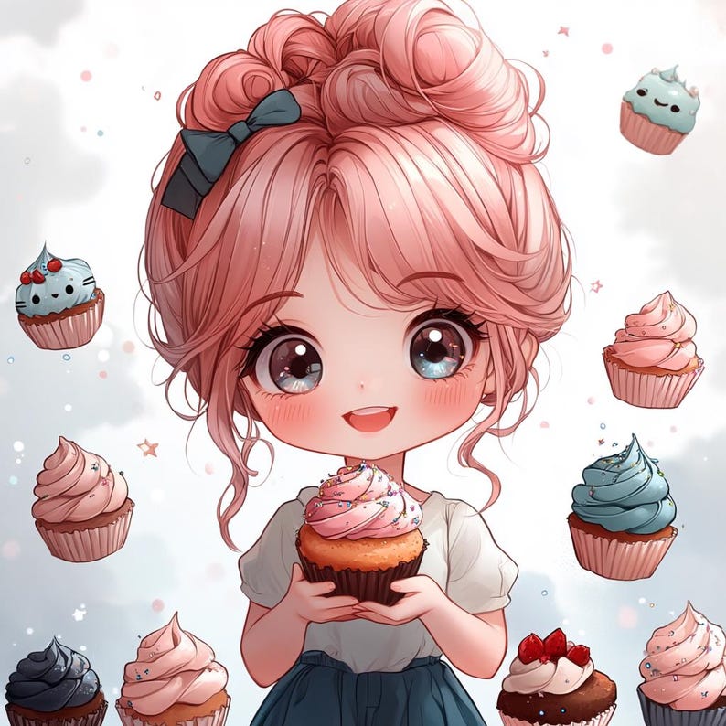 Custom Kawaii Portrait, Couple Portrait Kawaii, Chibi Portrait, Chibi ...
