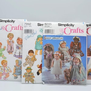 Vintage Craft Sewing Pattern - Baby and Doll Clothes Wardrobe - CHOOSE ...
