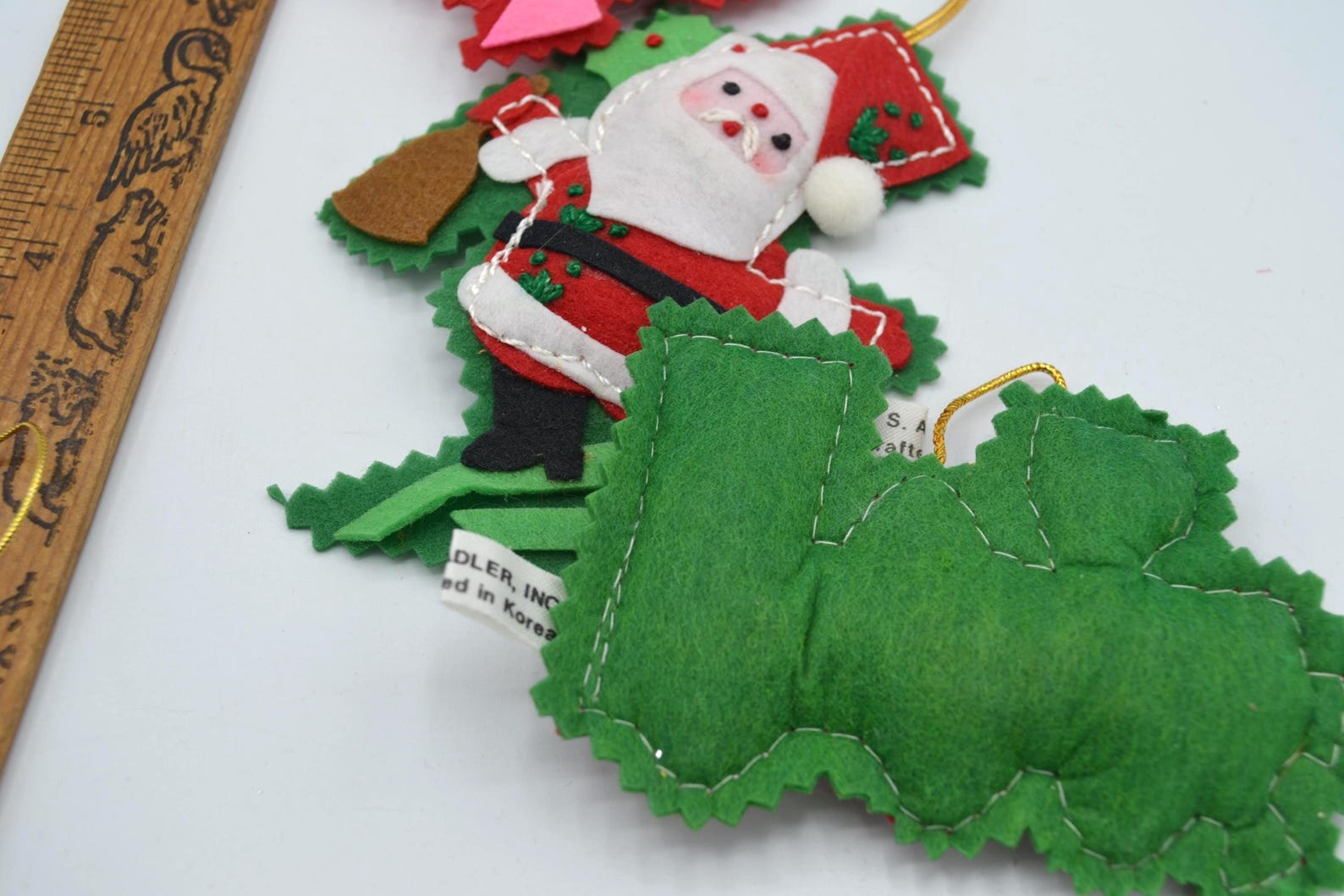 Vintage Felt Christmas Ornaments - Kurt Adler Collection of 7 - Etsy