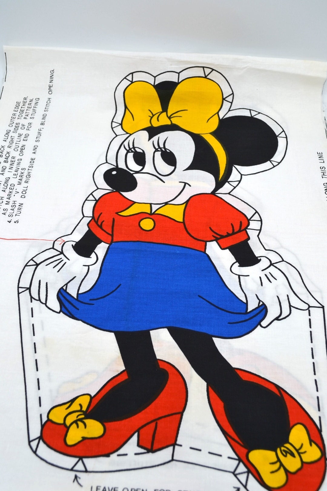 Vintage Minnie Mouse Doll Pillow Panel to Sew and Stuff - Ameritex ...
