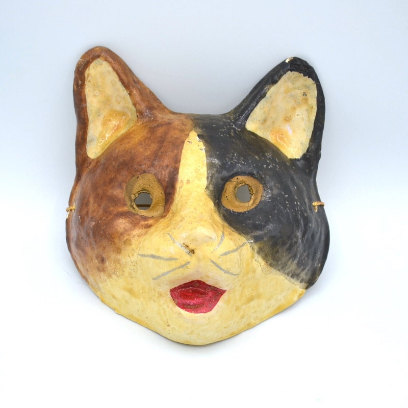 Cat Face Mask - Etsy