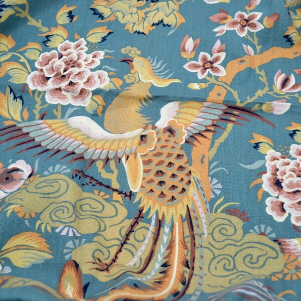 Chinoiserie Fabric - Etsy