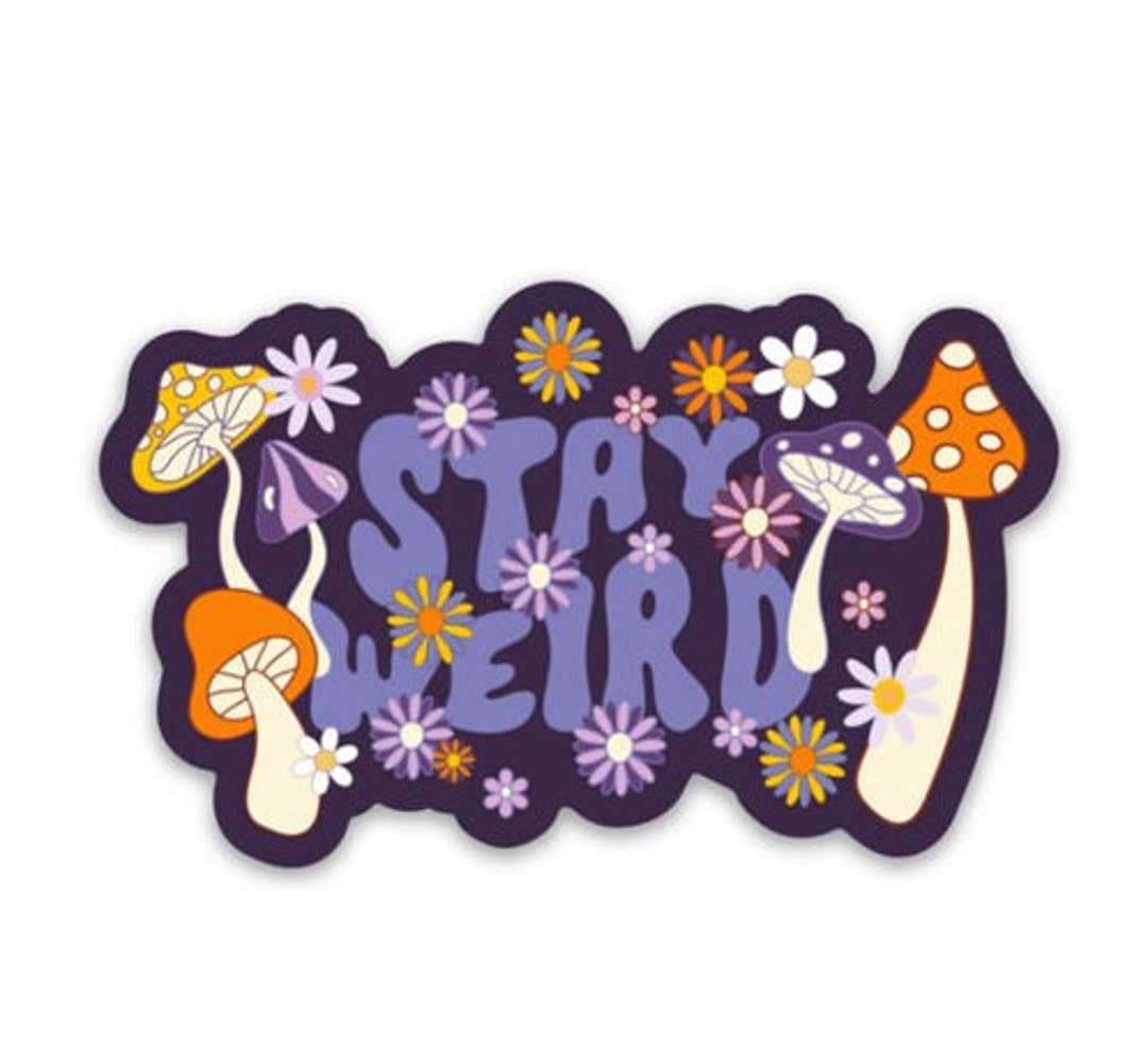STAY WEIRD ADHD Sticker - Etsy
