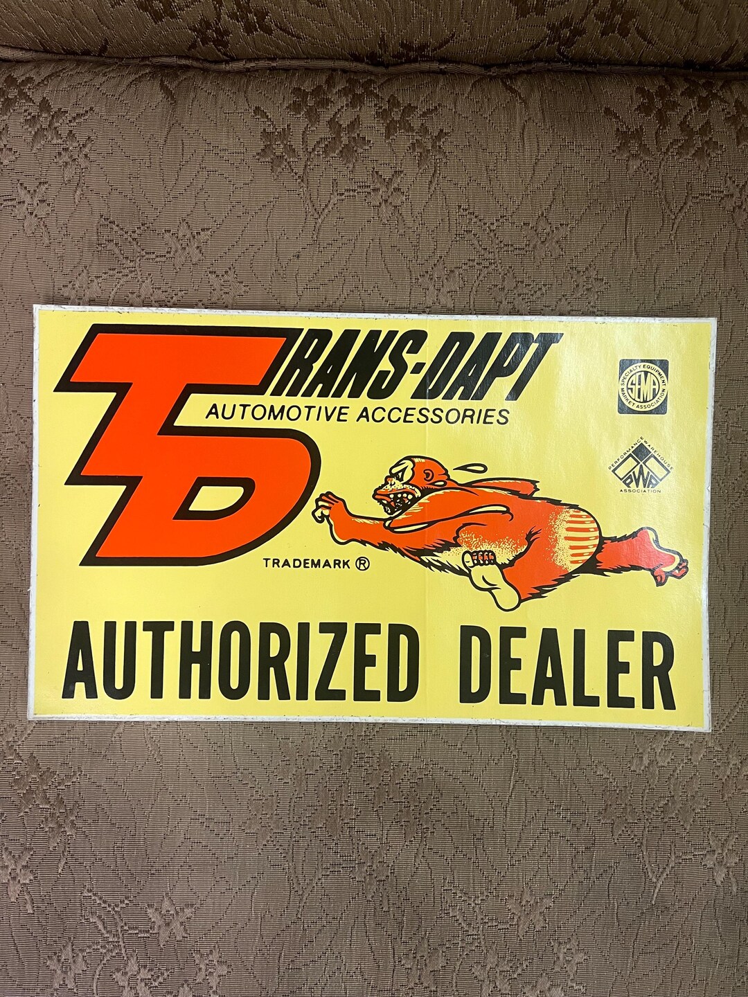 Rare Vintage TRANS-DAPT Automotive Accessories Authorized Dealer ...
