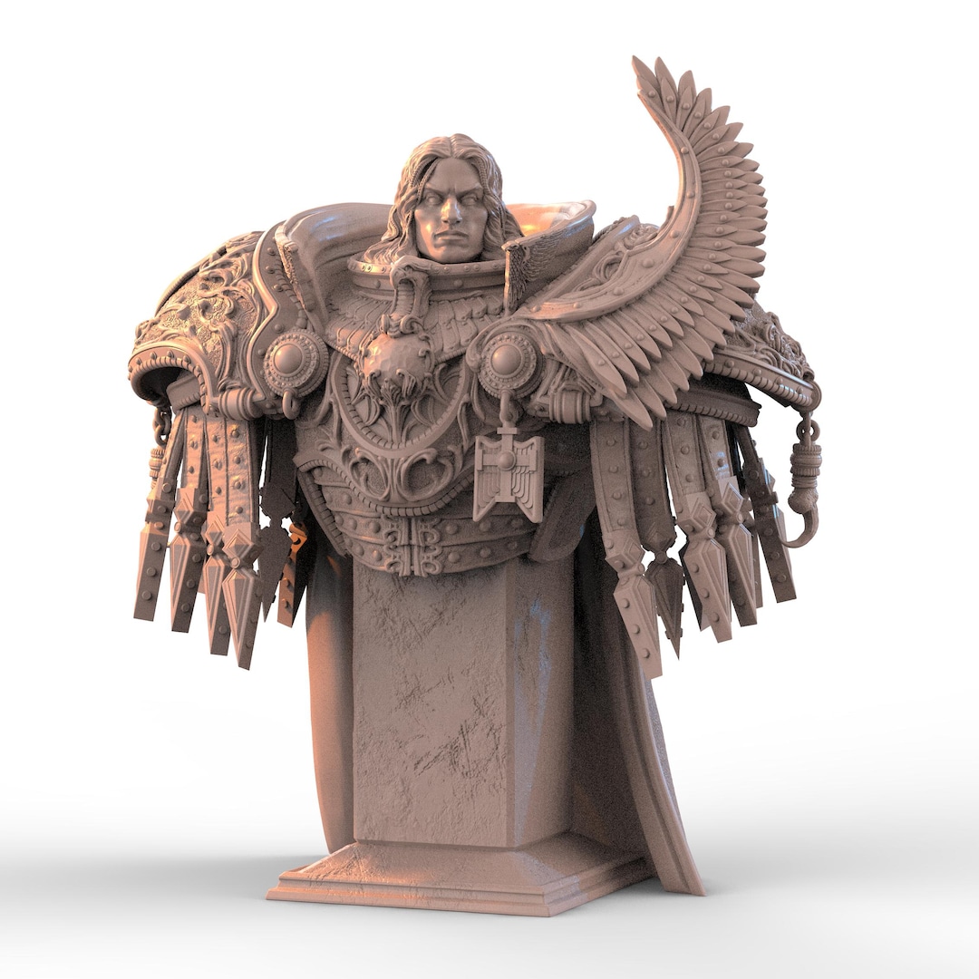 Fulgrim Bust STL File - Etsy