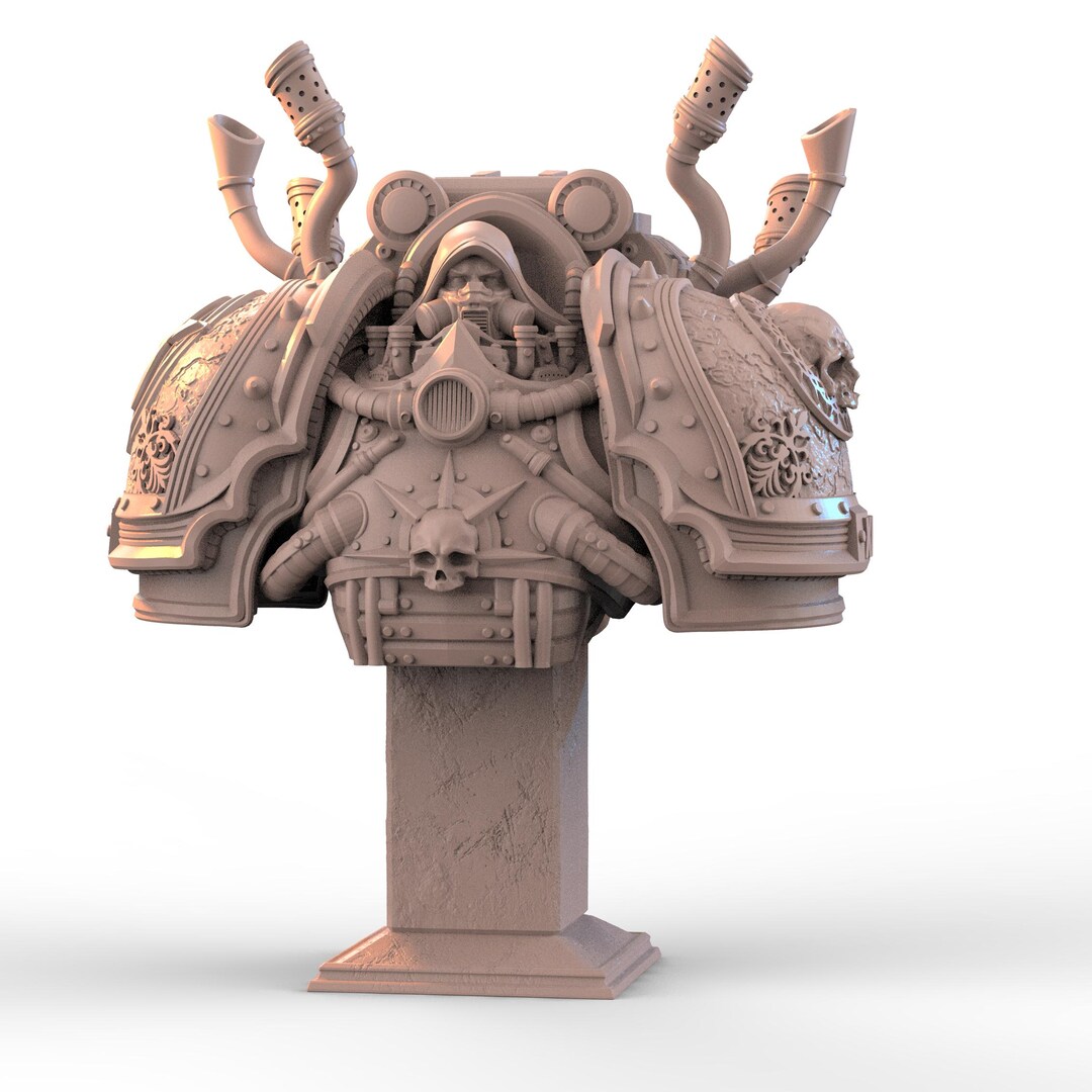 Mortarion Bust STL File - Etsy