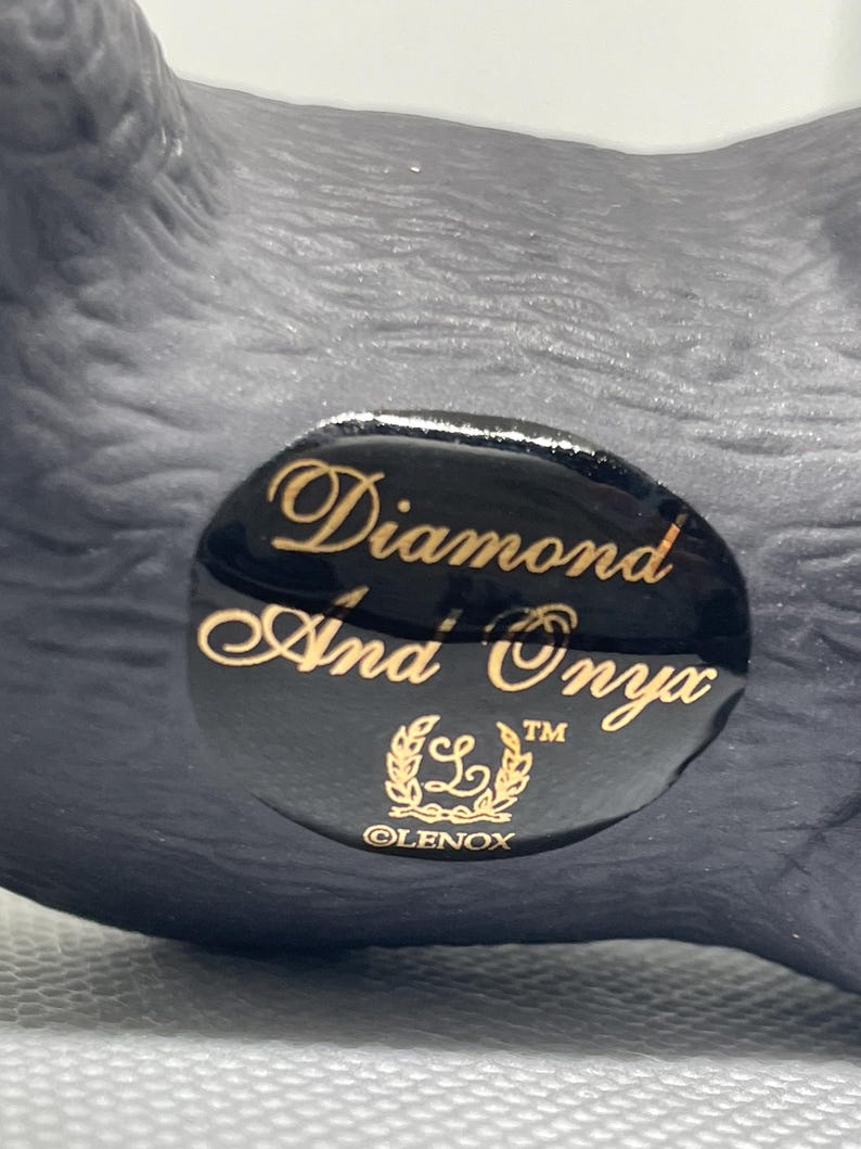 Lenox Cat Collection Retired Figurines: Diamond and Onyx No Box - Etsy